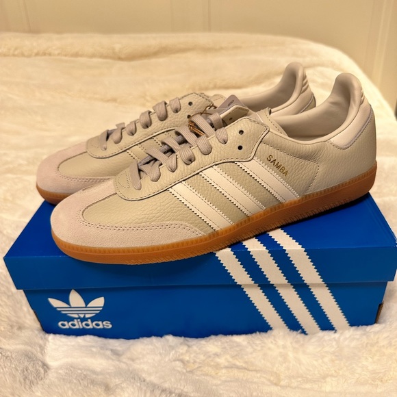 adidas | Shoes | Adidas Samba Aluminum Gum Sneakers Unisex Mens ...